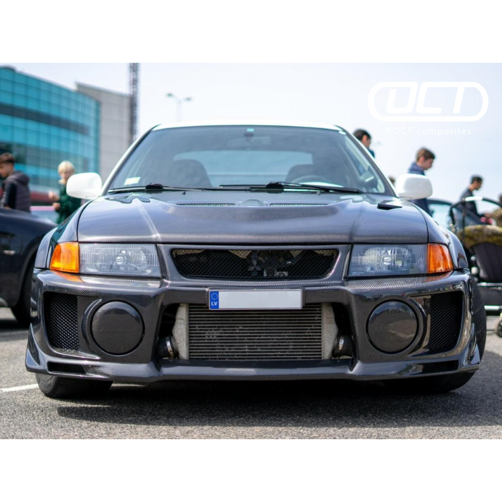 Mitsubishi Lancer Evo 5/6 front bumper with splitter