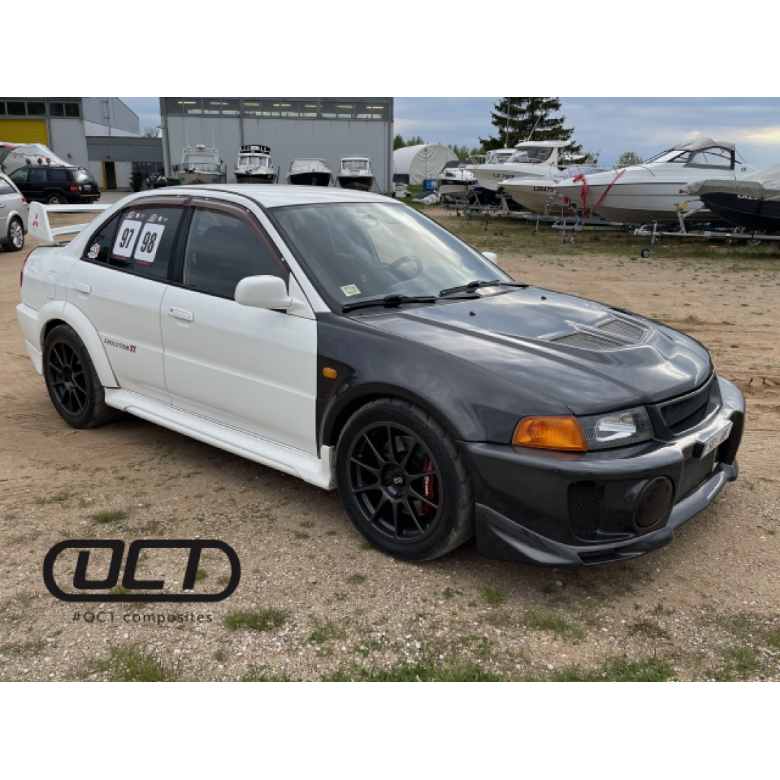 Mitsubishi Lancer Evo 5/6 front hood