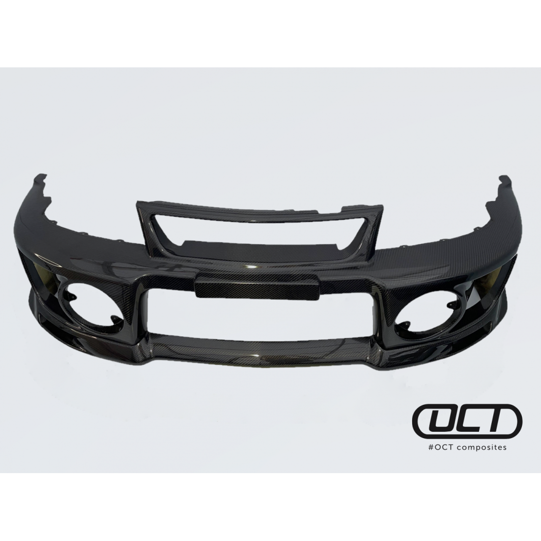 Mitsubishi Lancer Evo 5/6 front bumper with splitter