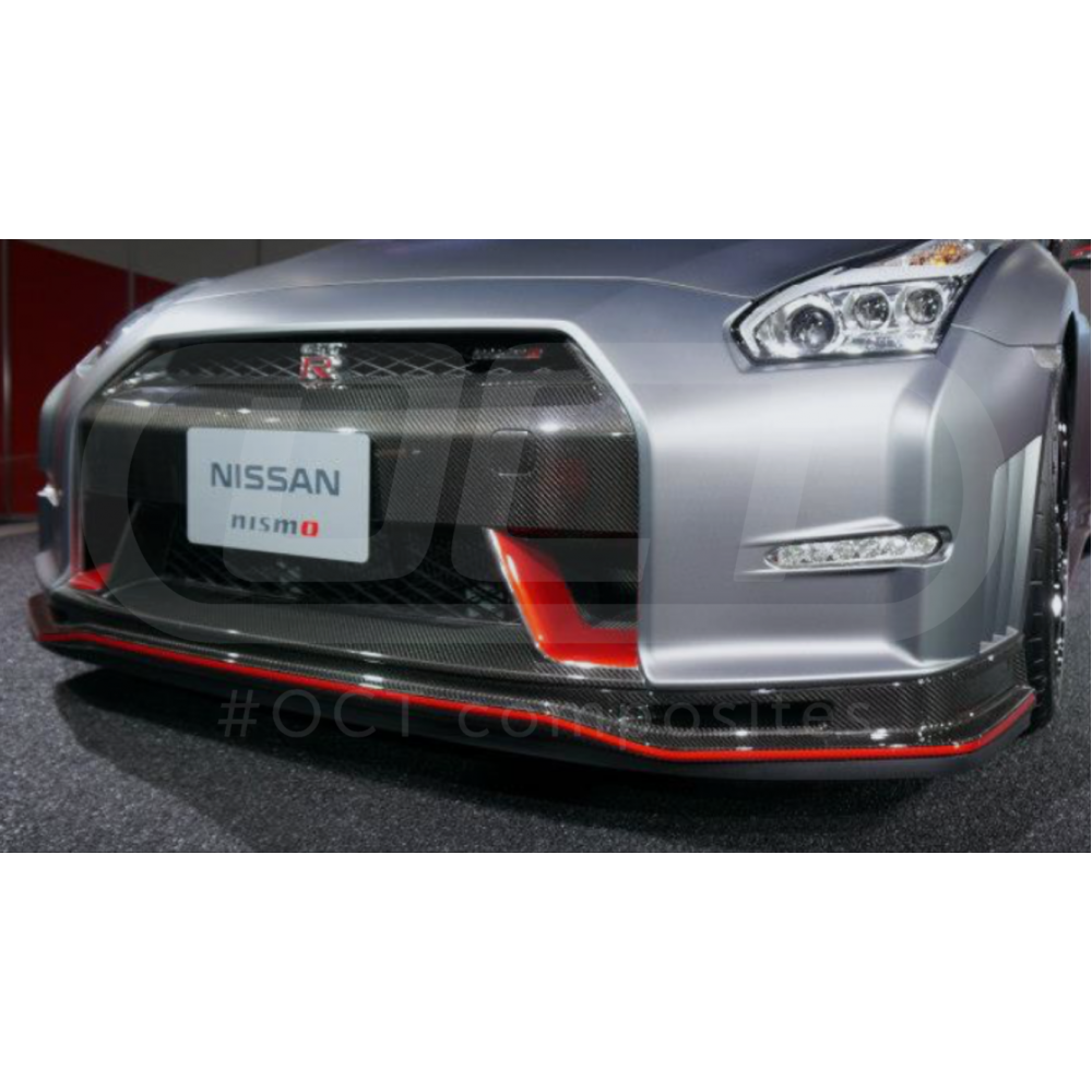 Nissan GT-R Nismo style front bumper splitter