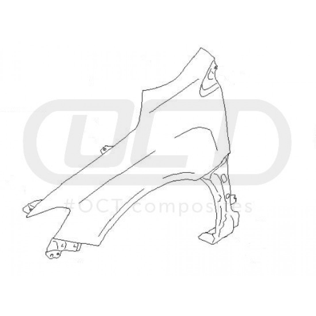Subaru WRX STI Front fender