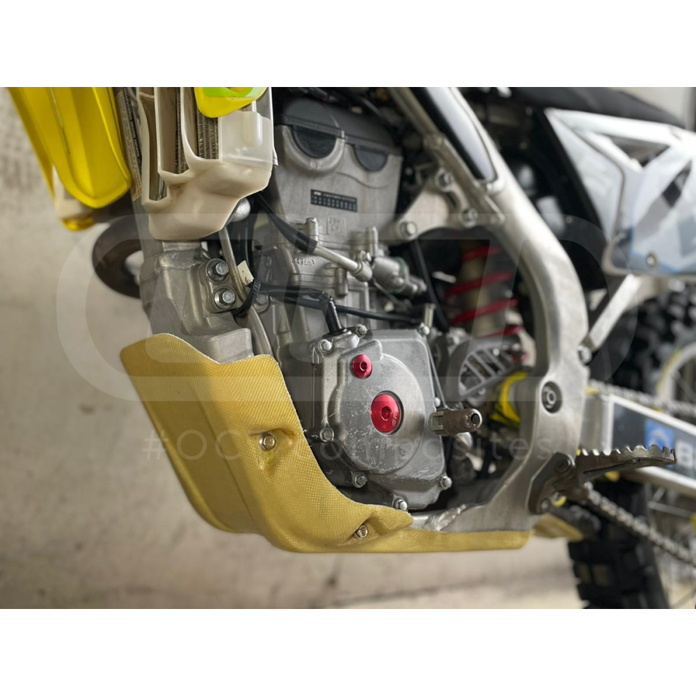 Suzuki RMZ450 engine skid plate